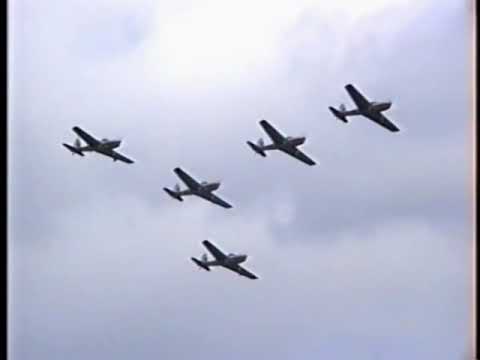Army Air Corps De Havilland Chipmunk Retirement at Middle Wallop 1997 ...