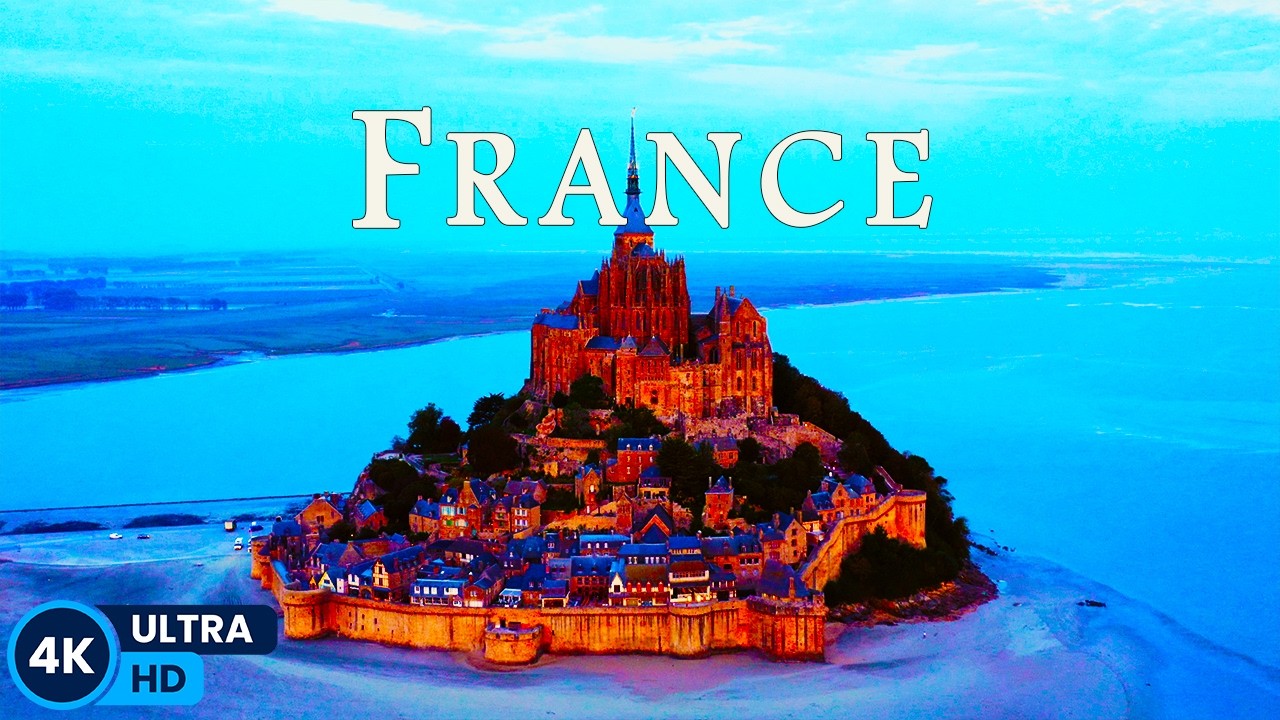France 4K UHD - Scenic Relaxation Film With Calming Music - 4K ...
