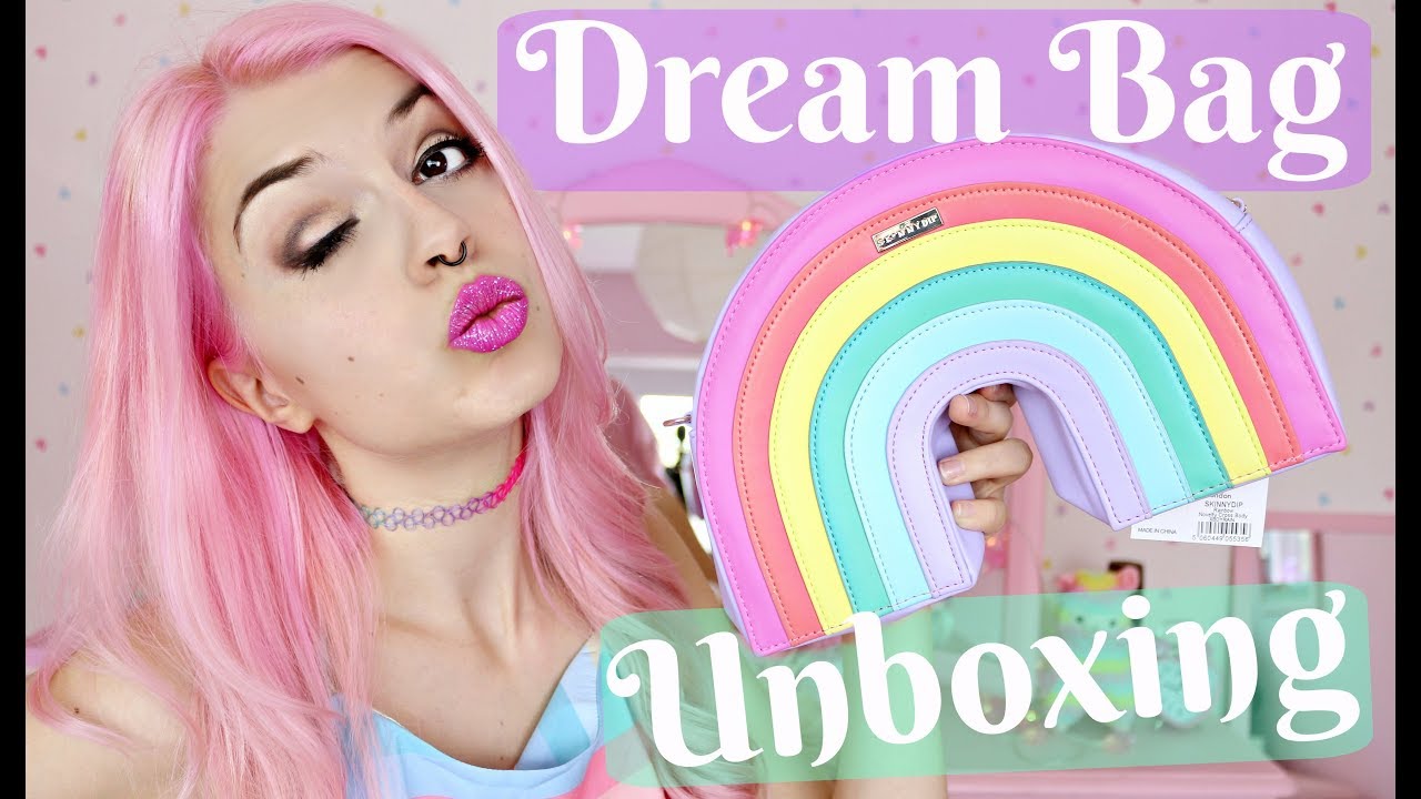 Unboxing My Dream Bag Skinny Dip Rainbow Bag Youtube