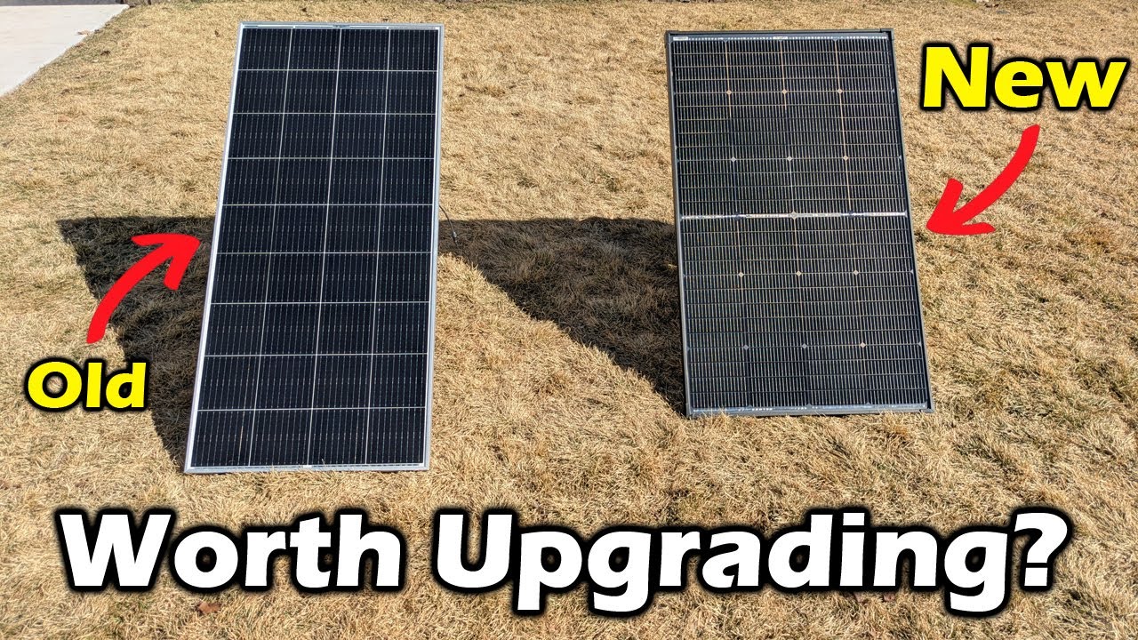 New Solar Tech VS Old Solar Tech! Real World Performance Testing ...