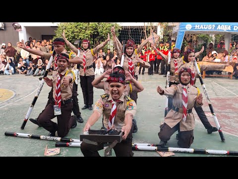 UNIK! VARIASINYA JUALAN SATE?! Penampilan Pramuka SMKN 3 Kota Bekasi | LKBBT ALNAKA SCOUT SCF 2026