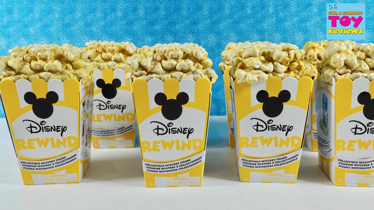 Disney Rewind Popcorn Collector Mystery Figures Unboxing Review ...