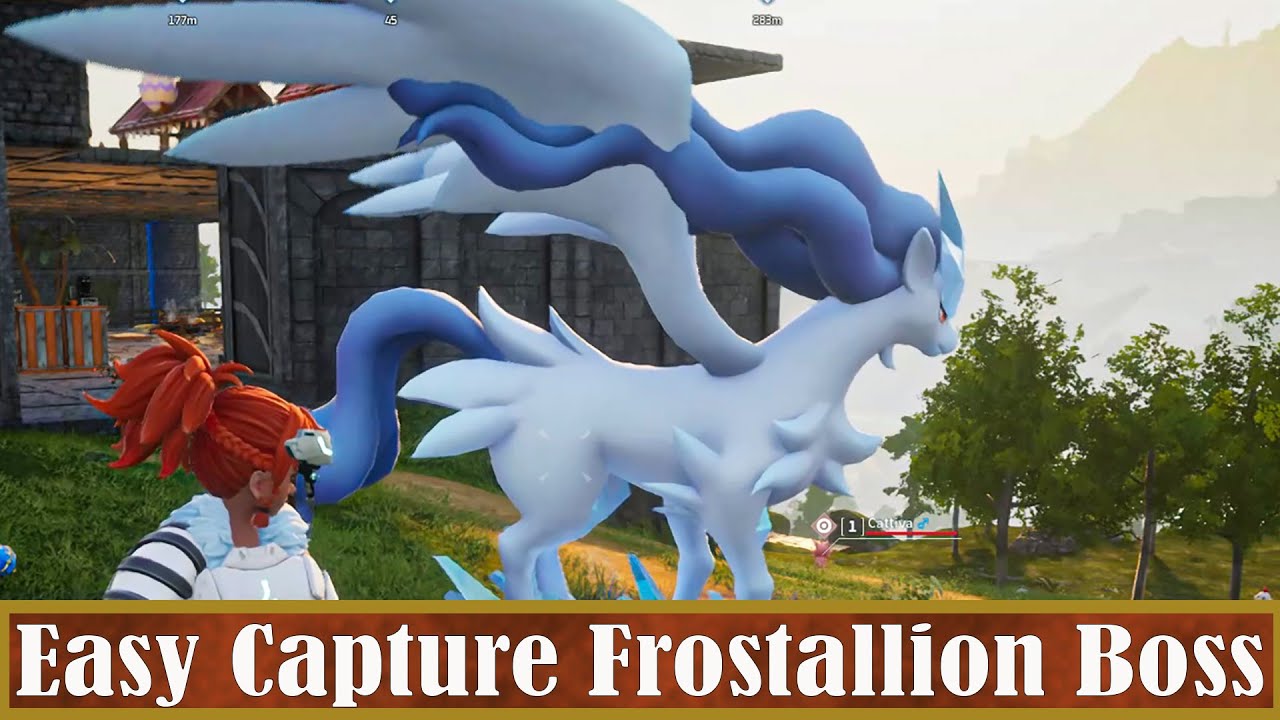 How To Easy Capture Legendary Boss Frostallion: Palworld (Level 4 ...