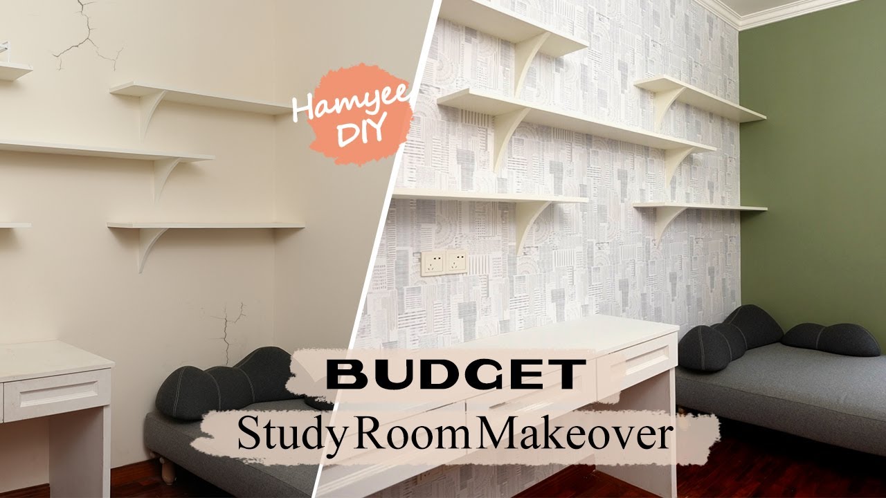 How to Get a Modern Study Room Look on a Budget [Study Room Makeover] - YouTube