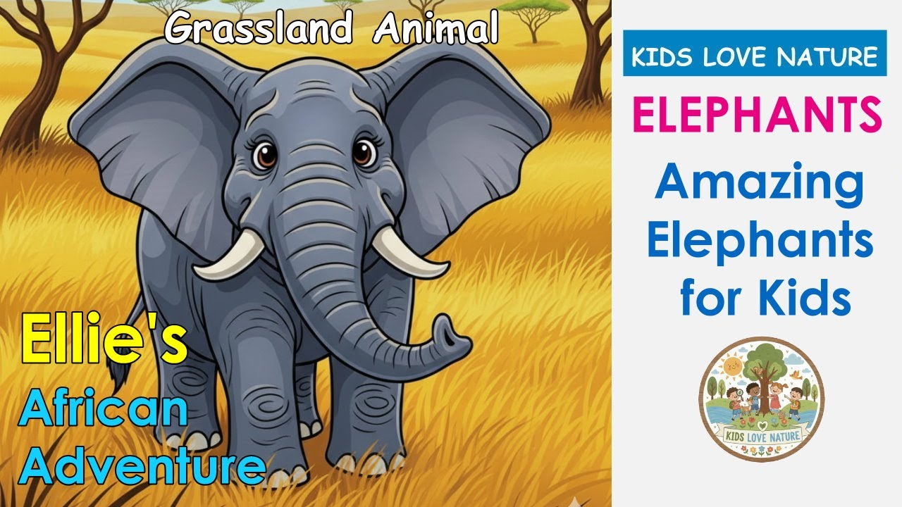 🐘 Amazing Elephants for Kids! | Ellie's African Adventure | Fun Animal ...