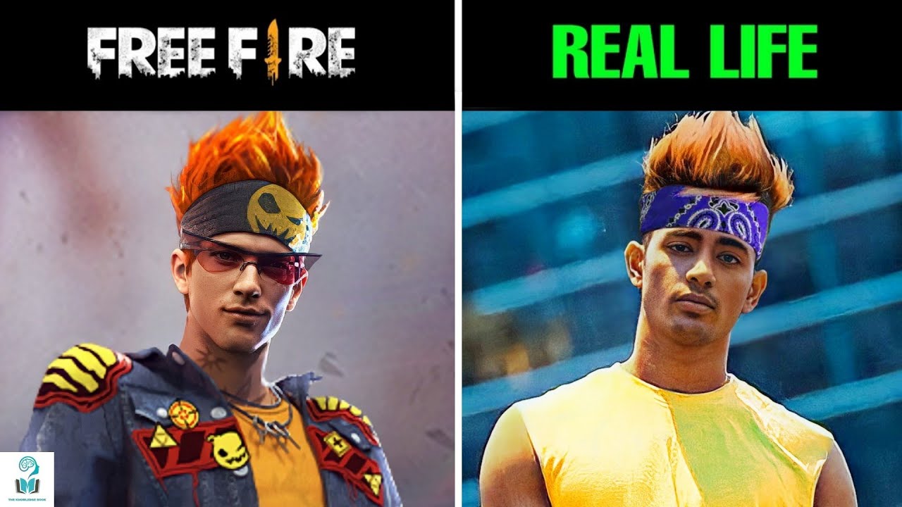 20 Garena Free Fire Characters That Exist In Real Life - YouTube