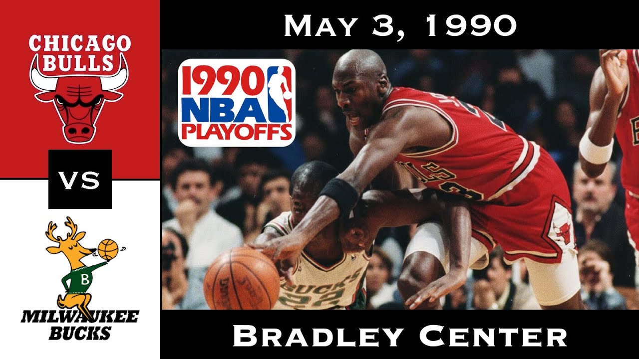 Full Game: The Phil Jackson Blueprint | Bulls vs. Bucks (May 3, 1990 ...