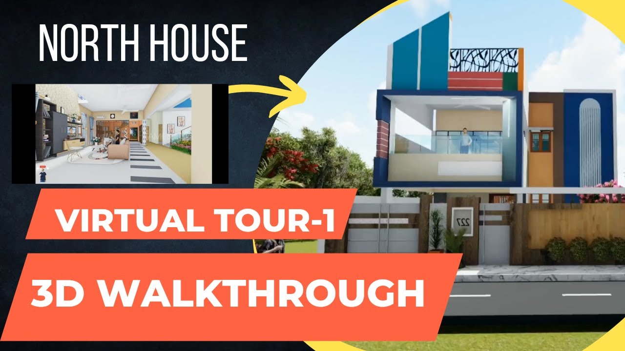 3D Walkthroughs/ 3D Virtual Tour / designing a house - YouTube