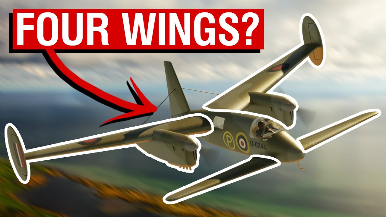 Tandem Wing Aircraft Were Almost A Thing In WWII | Miles M.35/39 ...