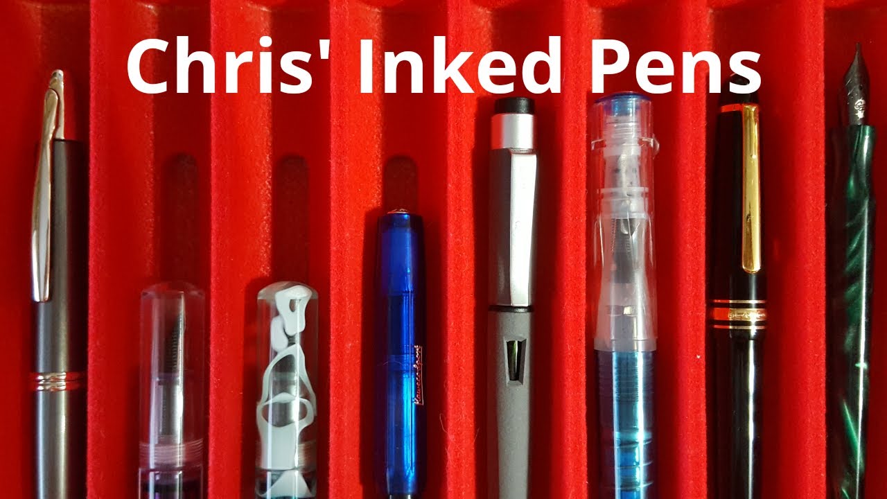 Chris' Inked Pens - December 2019 - YouTube