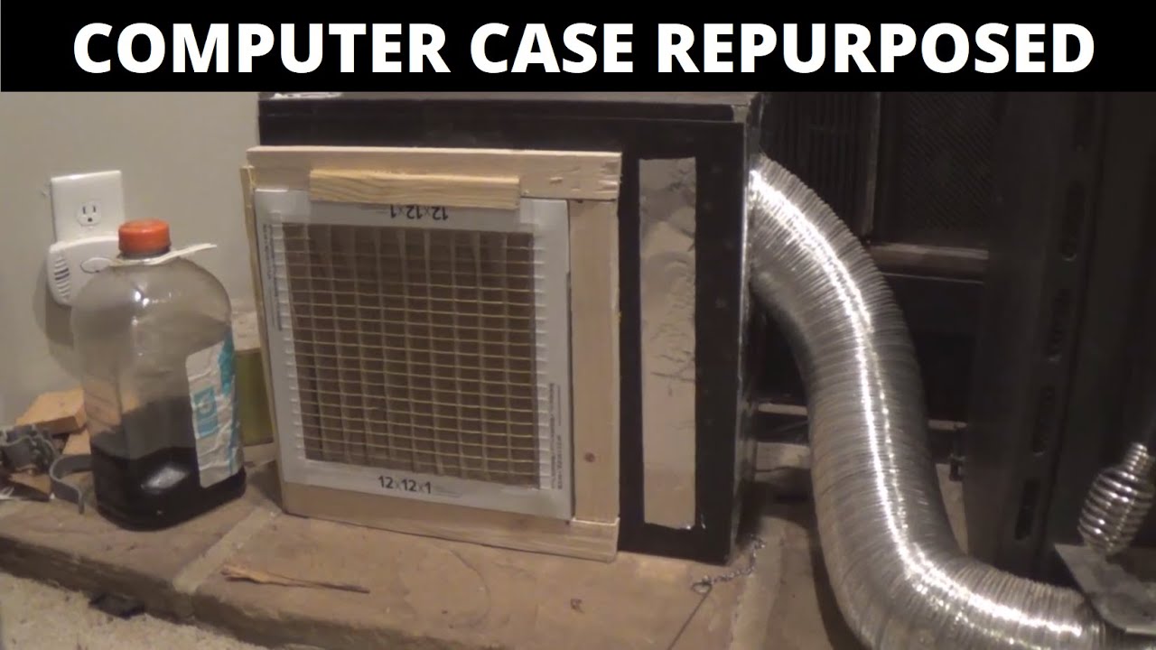 Neat reuse of old computer case - YouTube