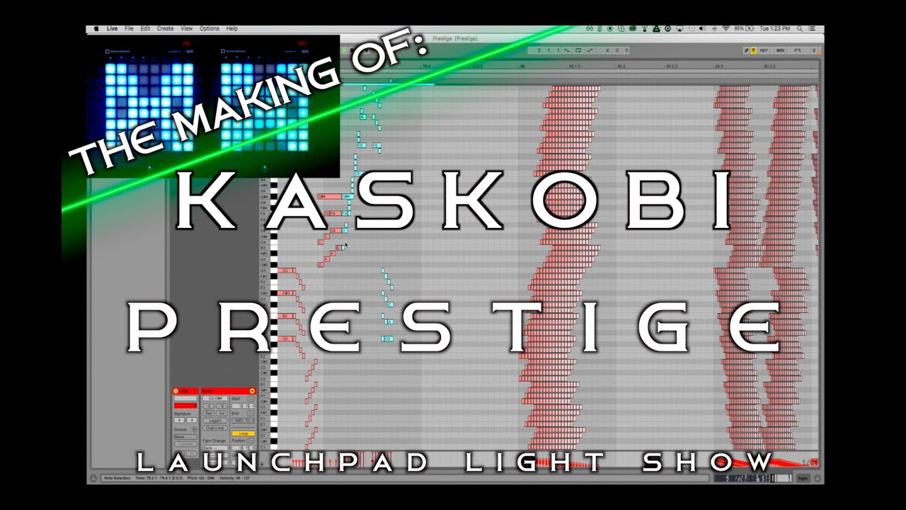 The Making Of: Kaskobi - Prestige | Dual Launchpad Light Show - YouTube