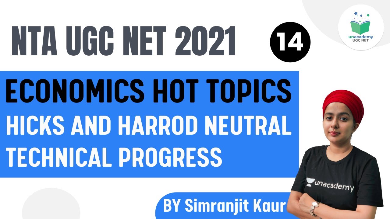 NTA UGC NET 2021 | Economics Hot Topic by Simranjit Kaur | Hicks ...