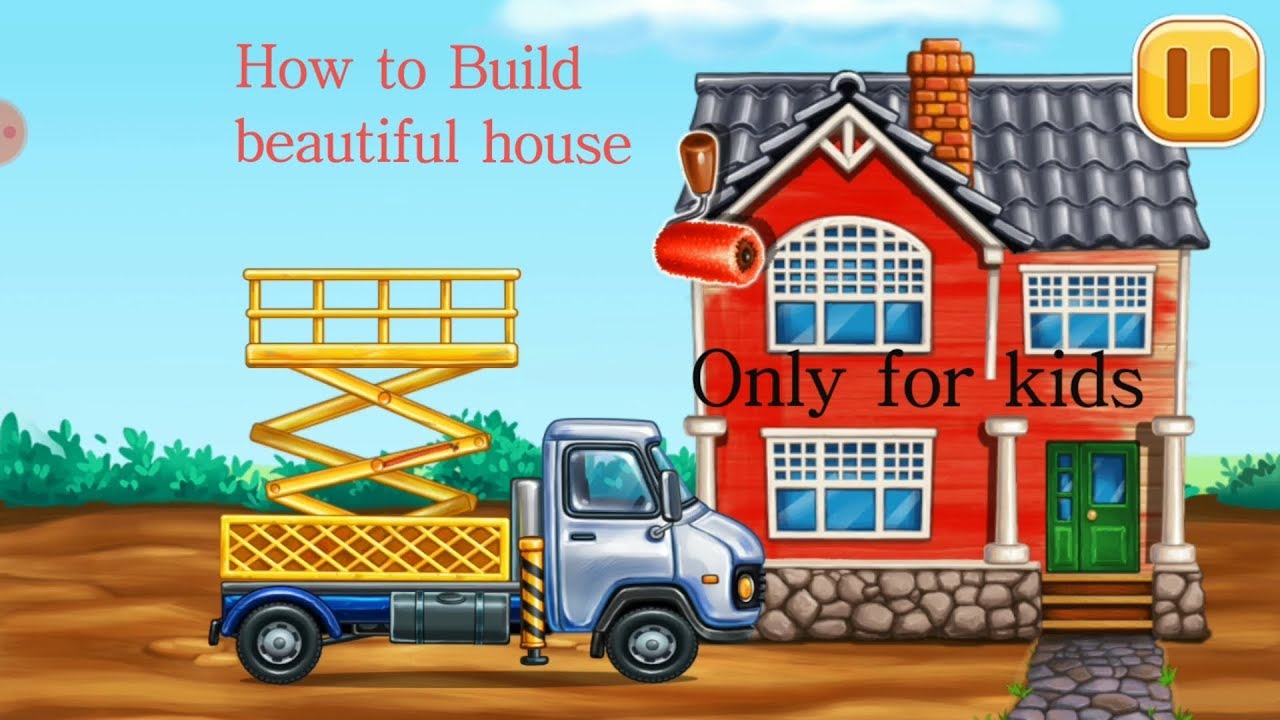 How to Build beautiful house | FOR kids | game part 2 - YouTube