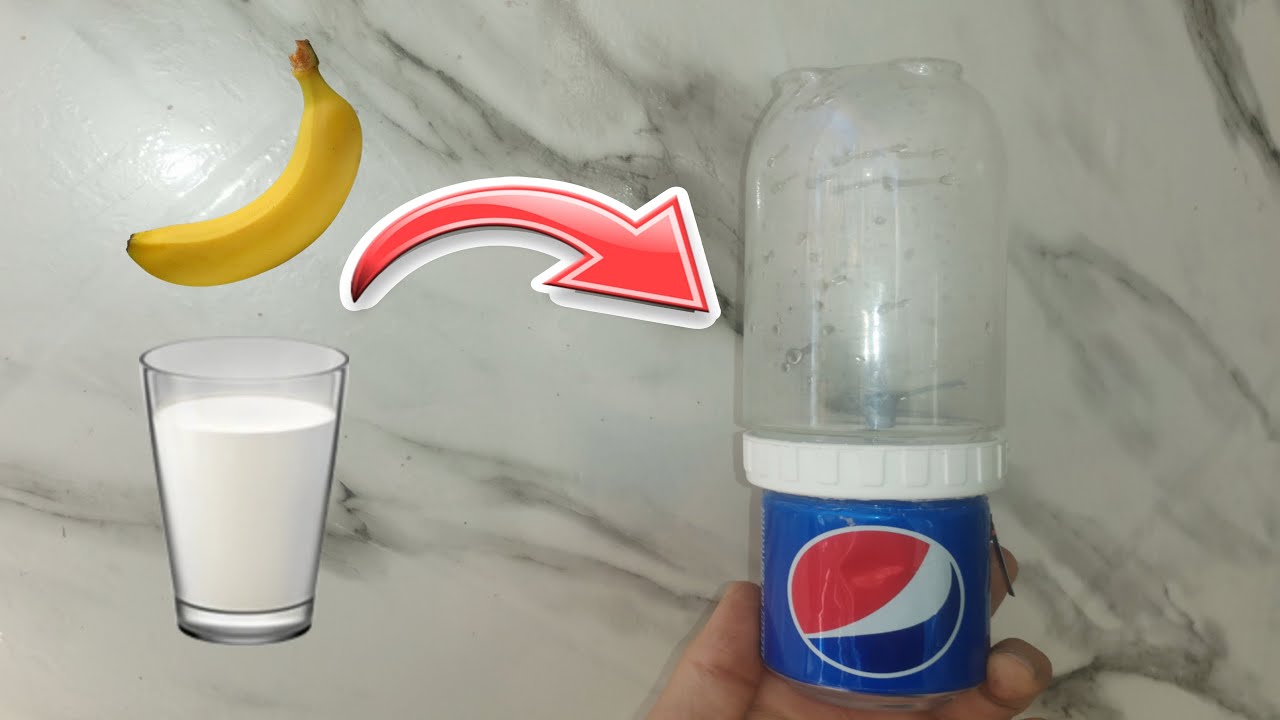 Mini Blender Recycling With Soda Cans - YouTube