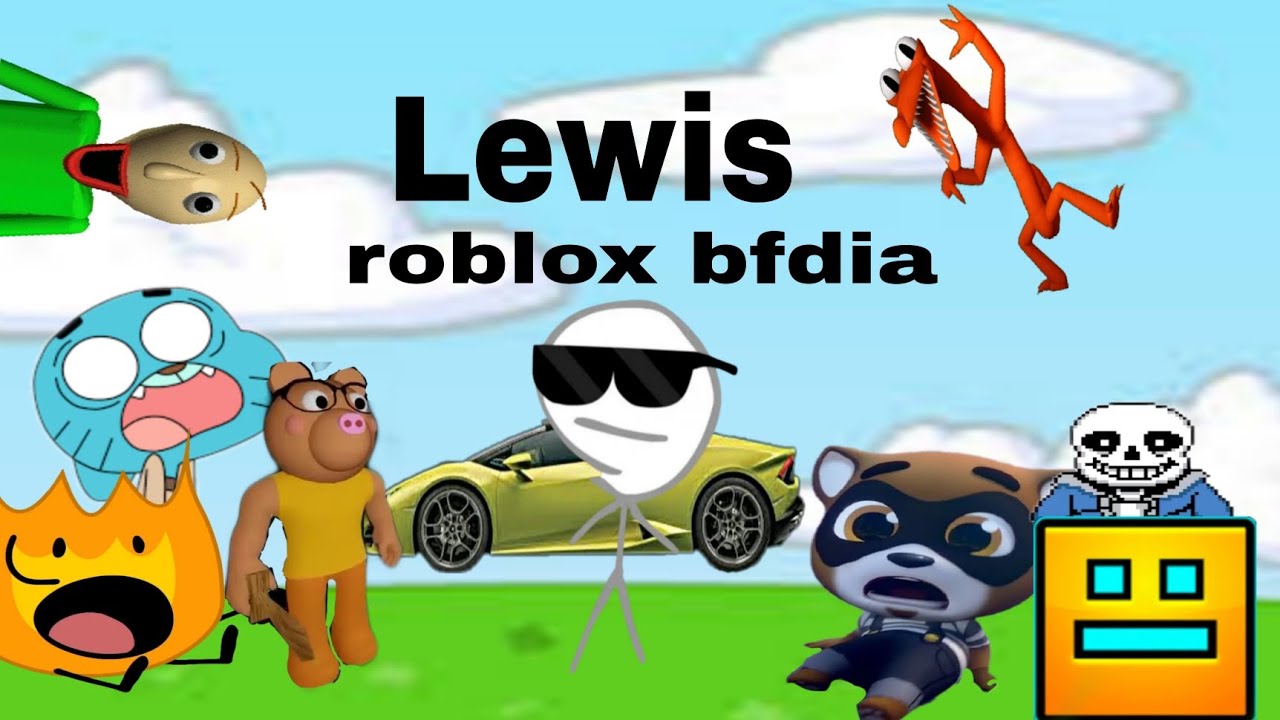 Roblox bfdia lewis gameplay - YouTube