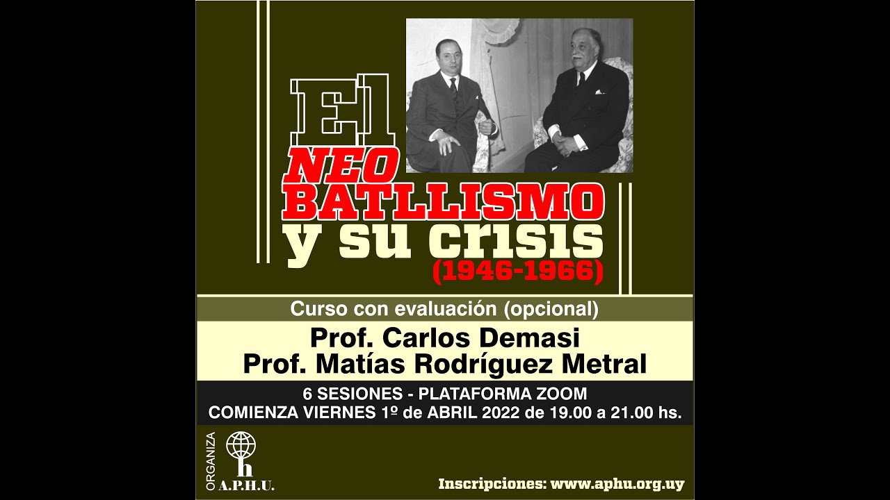 3 - El neo – batllismo y su crisis (1946 – 1966), Prof. Carlos Demasi ...