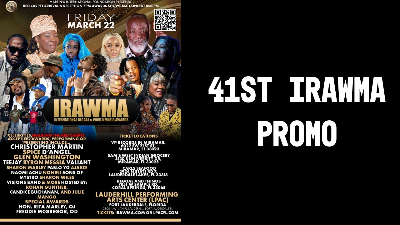 41st IRAWMA Promotional Video for awards March 22, 2024 at the ...