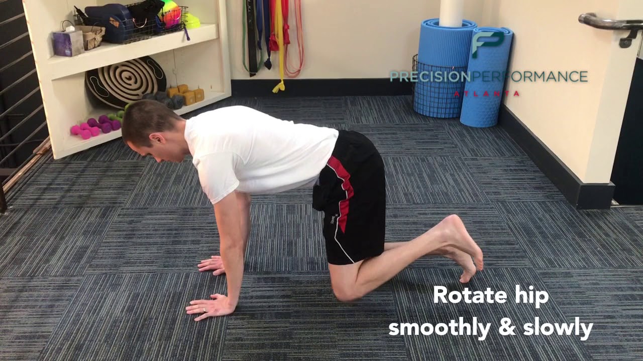 Hip External Rotation - YouTube