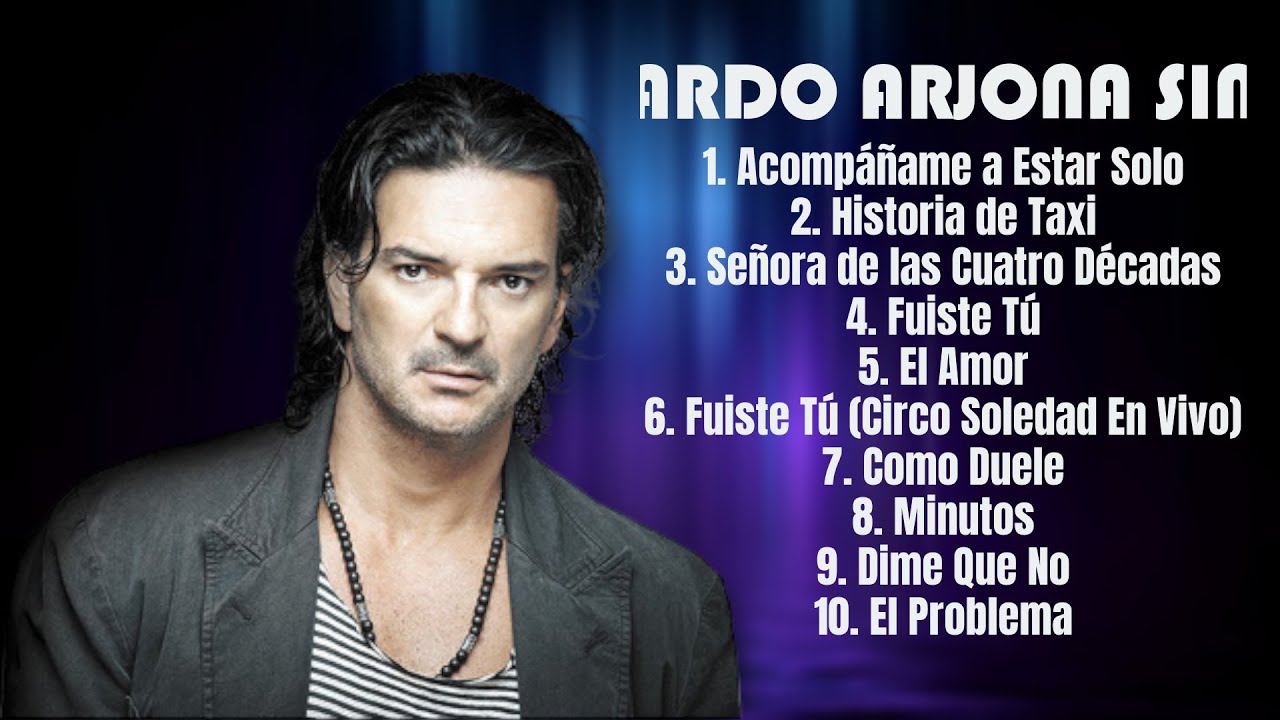 Ricardo Arjona Singer-Hits that resonated with listeners-Superior Hits ...