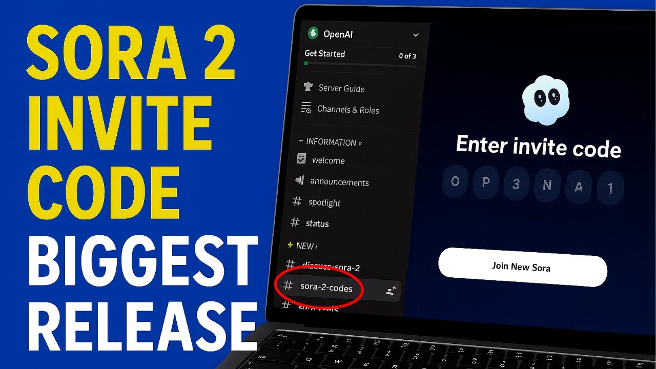 Get Sora 2 Invite Code IMMEDIATELY (The Biggest OpenAI Invite Code ...