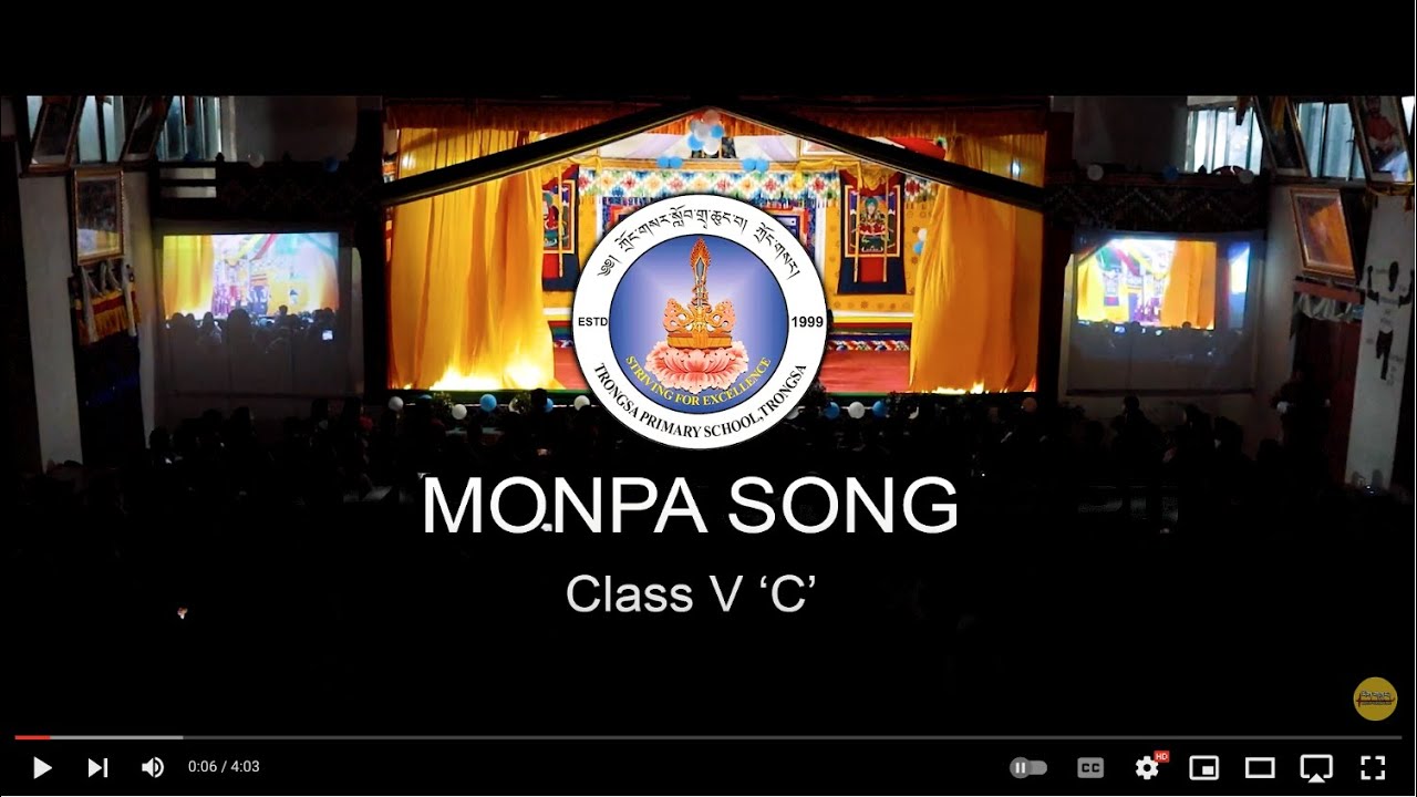 MONPA SONG|Trongsa Pry School|Annual Concert|Class 5C|CLCS|2023|ID ...