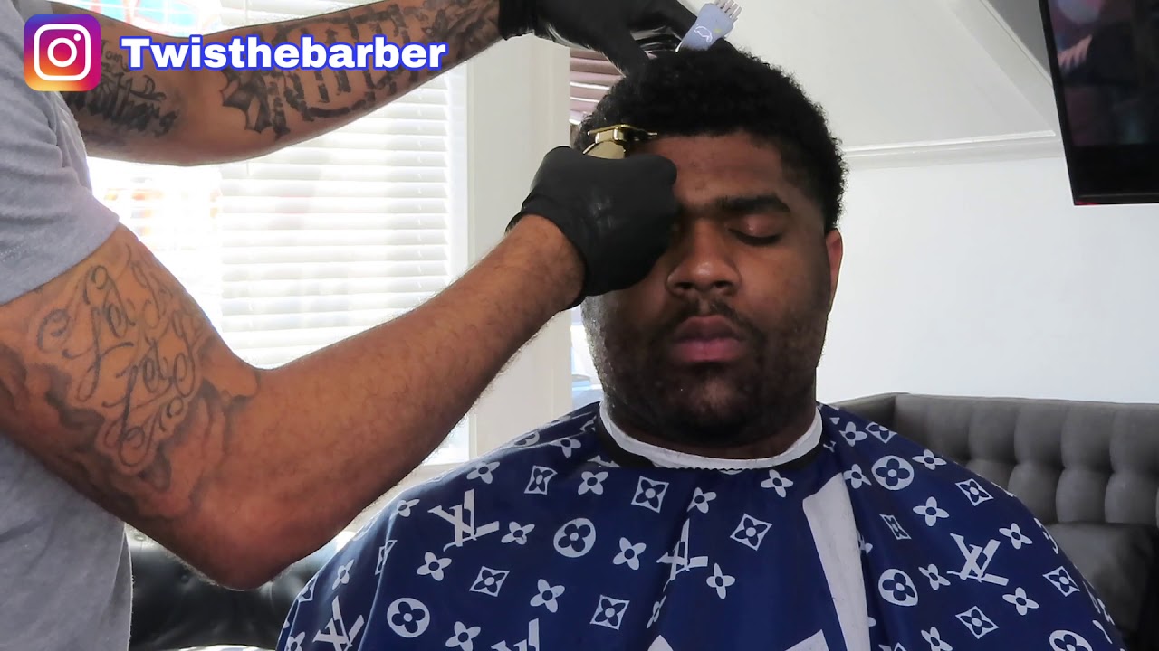 HAIRCUT TUTORIAL: LINING AND TAPER | STEP BY STEP - YouTube