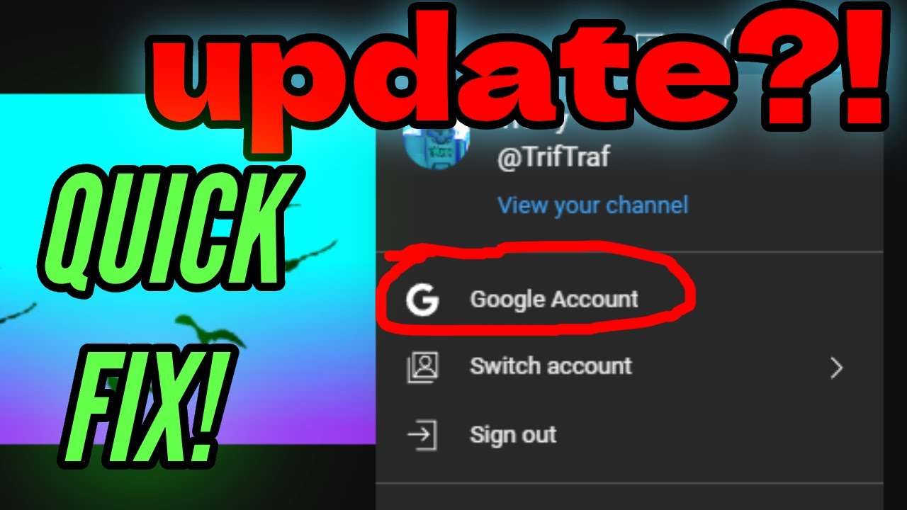 🟢How to go to your Channel Page [YOUTUBE UPDATE]🟢 - YouTube