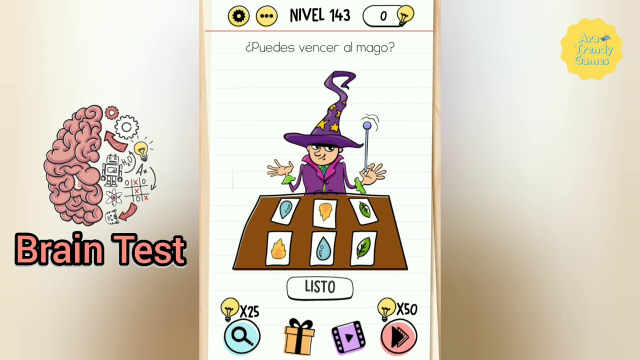 BRAIN TEST NIVEL 143 - PUEDES VENCER AL MAGO? - YouTube