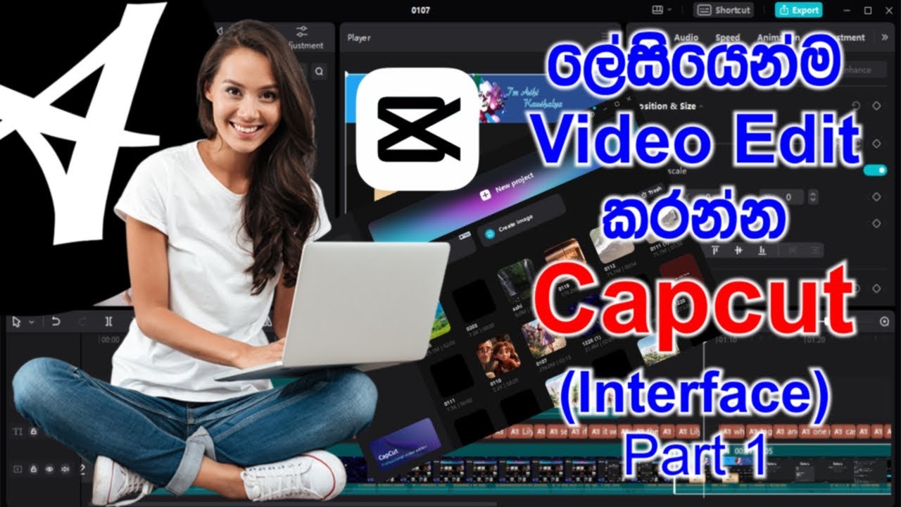 Capcut interface sinhala | Capcut video editing sinhala - YouTube
