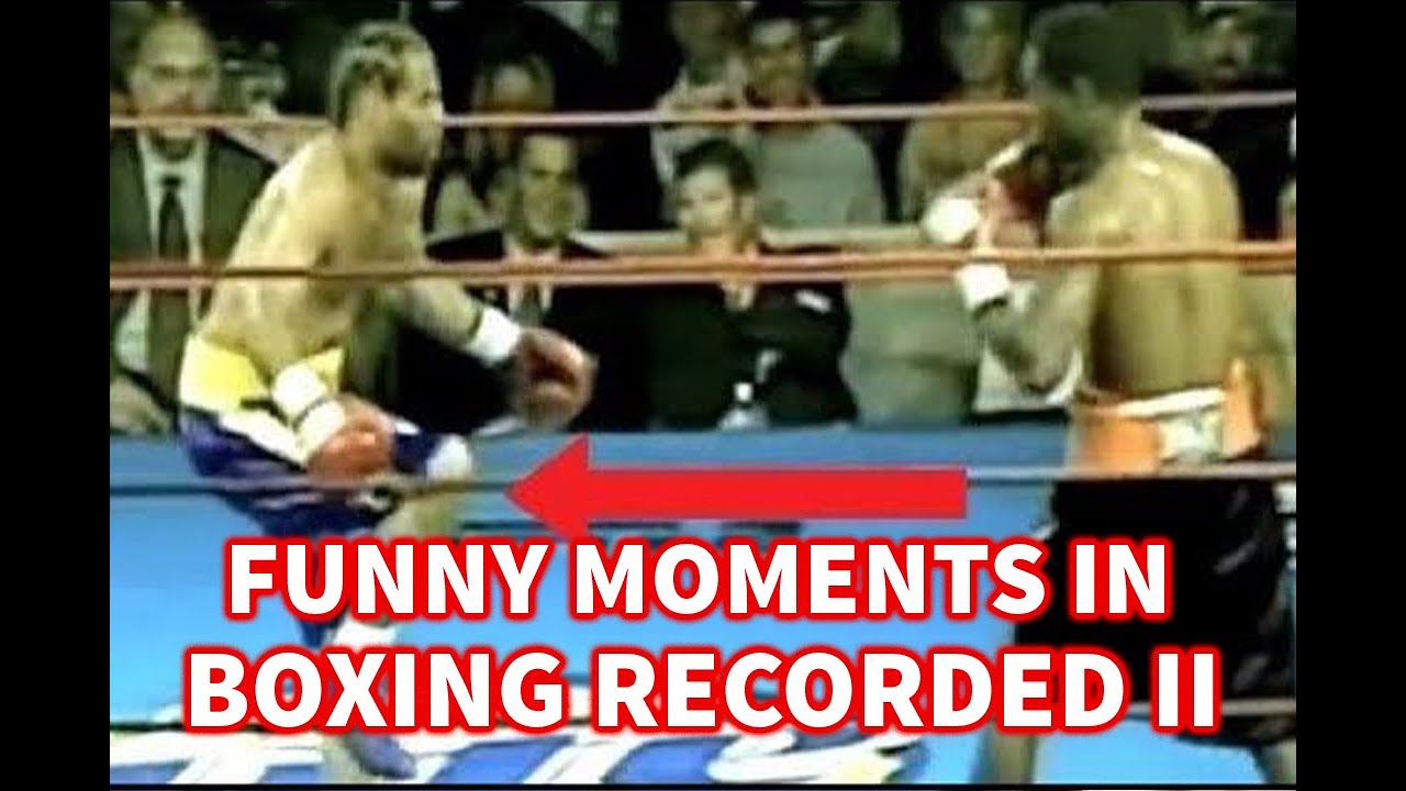 FUNNY MOMENTS IN BOXING RECORDED 2 - YouTube