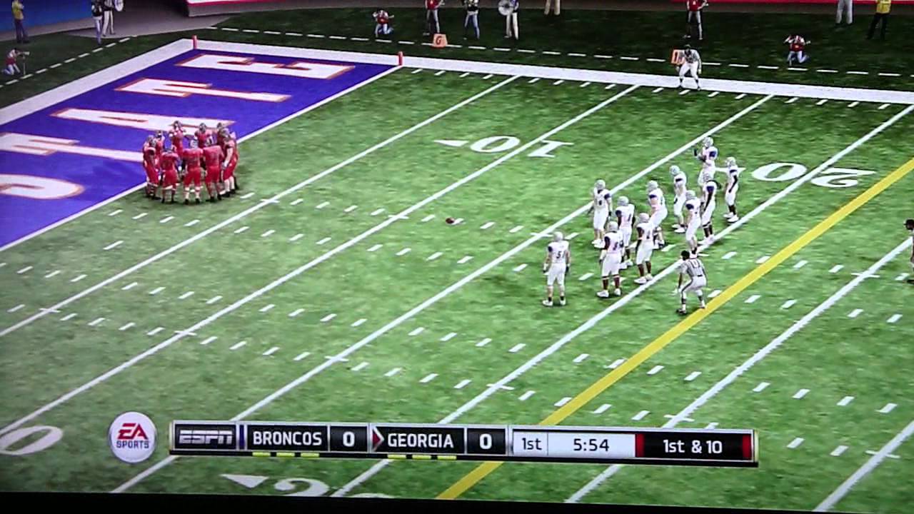 NCAA Football 12 Georgia Bulldogs and Boise State Broncos Nike Pro ...