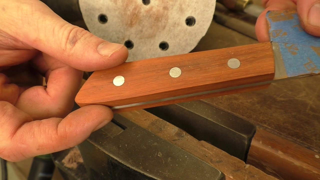 Series: Make the Ron Hock 8” Kitchen Knife Kit - Part 4: Shaping The ...