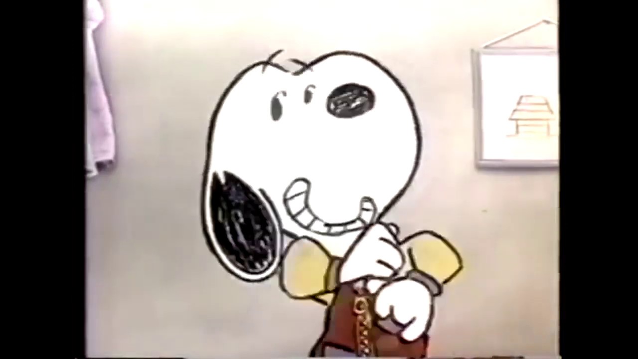1985 - Comercial Snoopy ensina a se vestir - YouTube