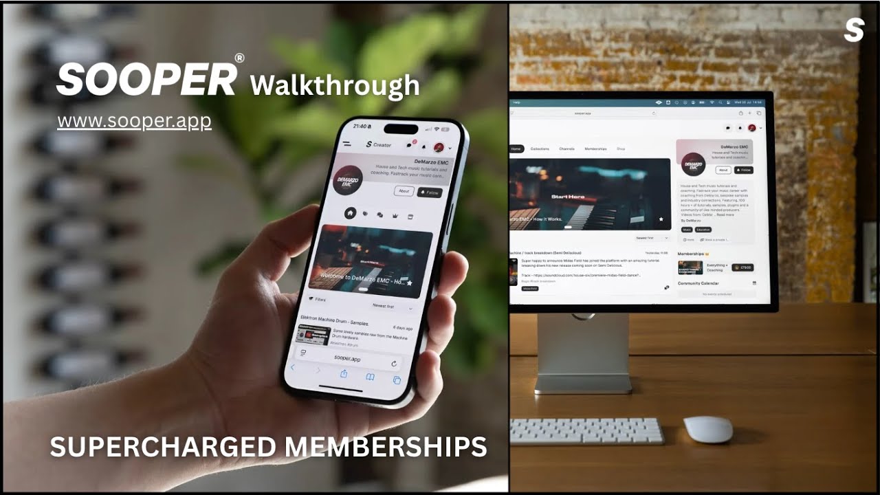 Sooper.app Walkthrough - all-in-one membership platform (See chapters in comments) - YouTube