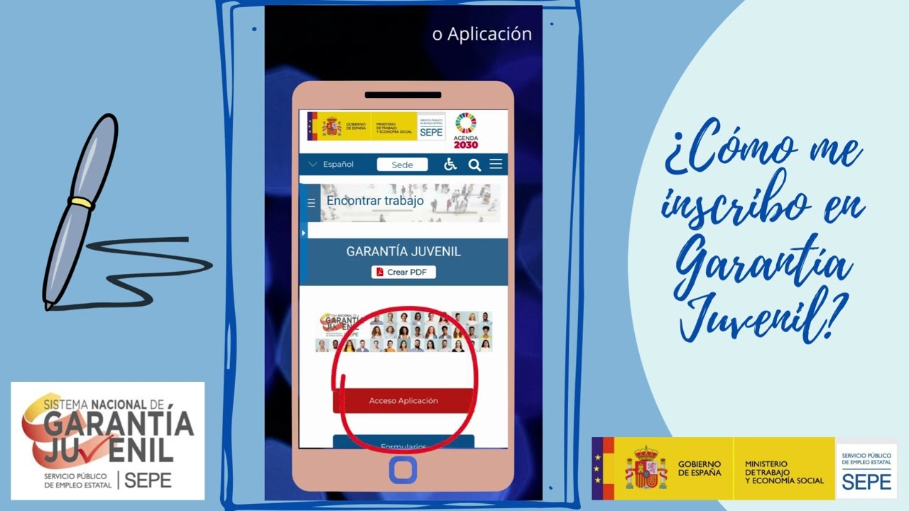 Cómo inscribirse en Garantía Juvenil - YouTube