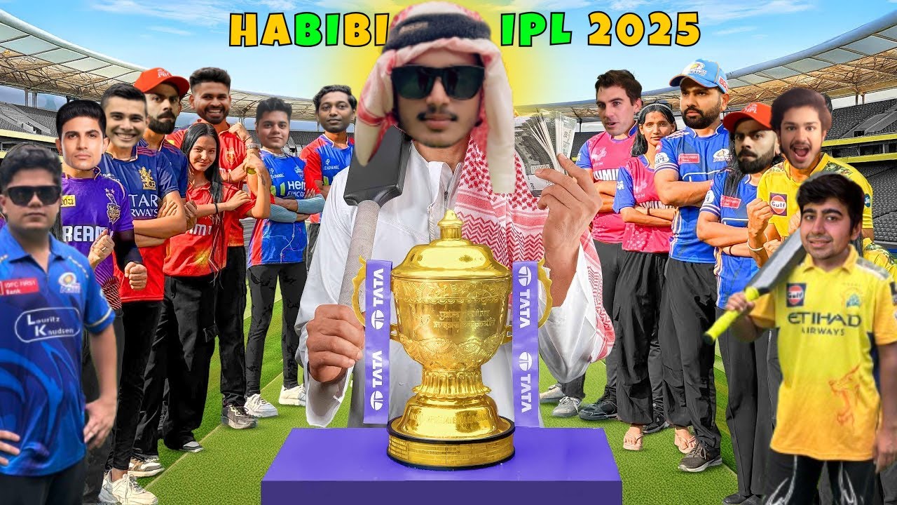 I Organized an Epic MINI IPL TOURNAMENT 😍 Habibi VS MI | MINI IPL Semi ...