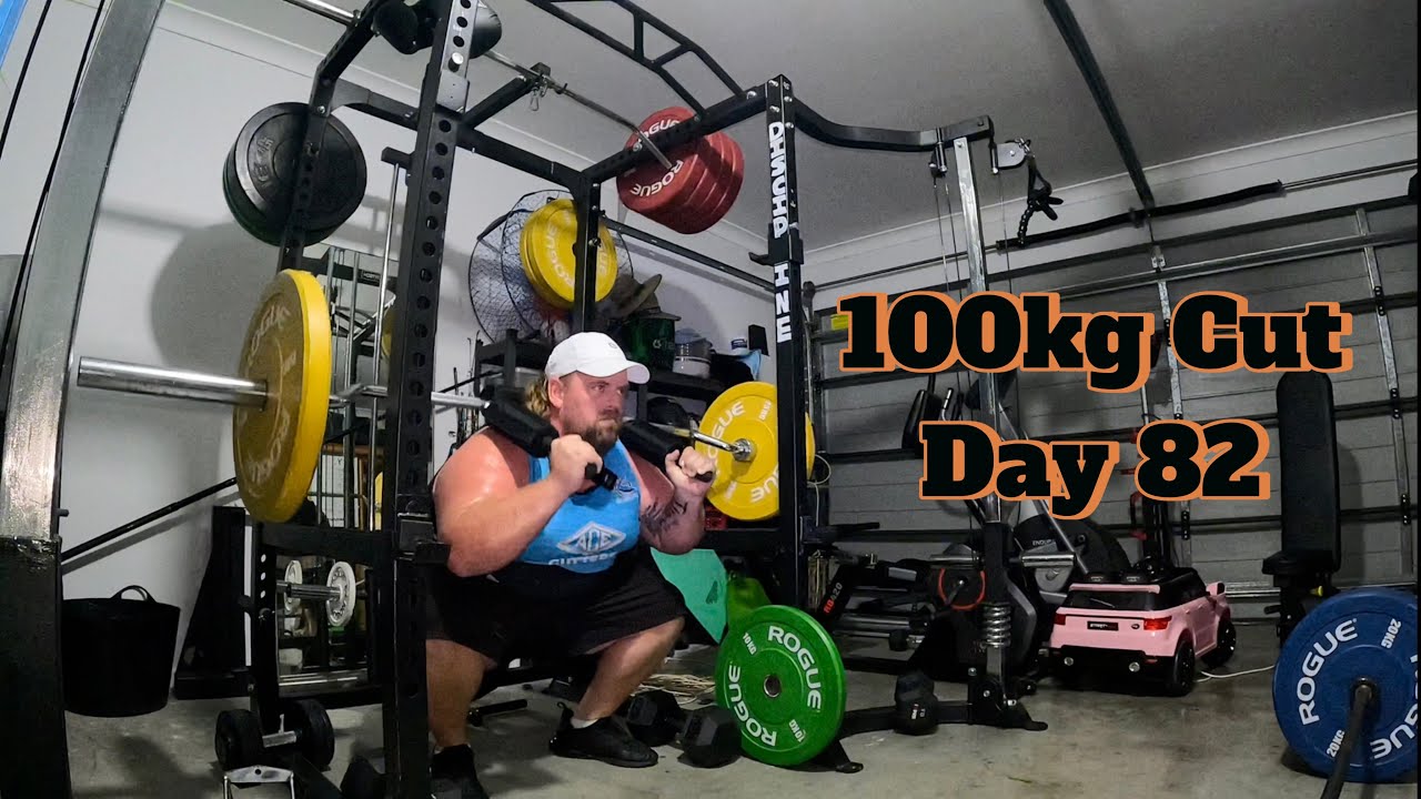 100kg Cut - Day 82 ( midnight workout ) - YouTube