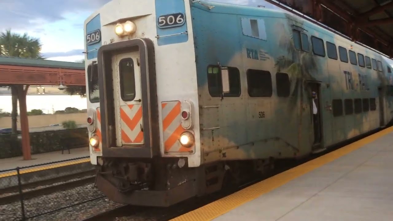 Tri-Rail UTDC Cab Car 506 and BL36PH 824 - YouTube