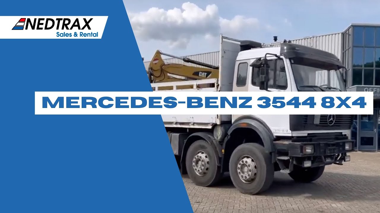 MERCEDES-BENZ 3544 8X4 **BIG AXLE* V8 - YouTube