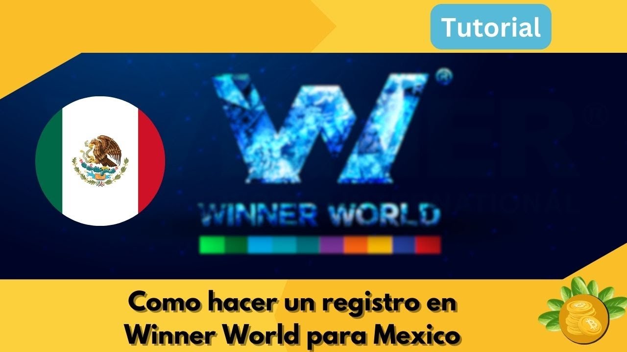 🚀 Cómo hacer un registro en Winner World Internacional - YouTube