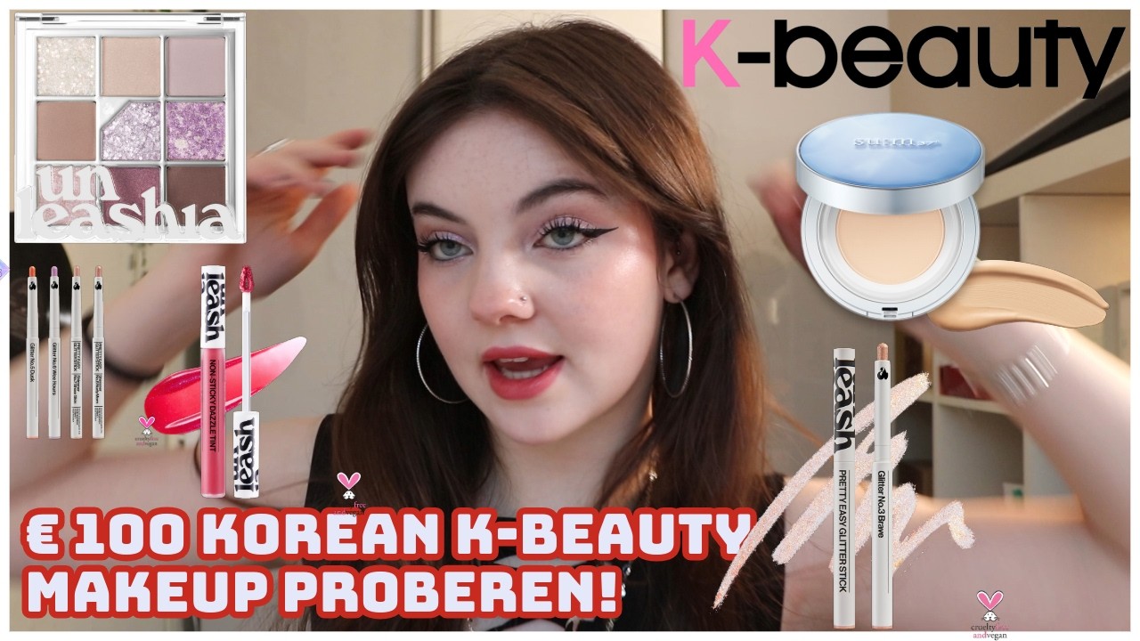 € 100,= KOREAN K-BEAUTY MAKEUP TESTEN!! VIRAL KOREAN SKIN CARE ...