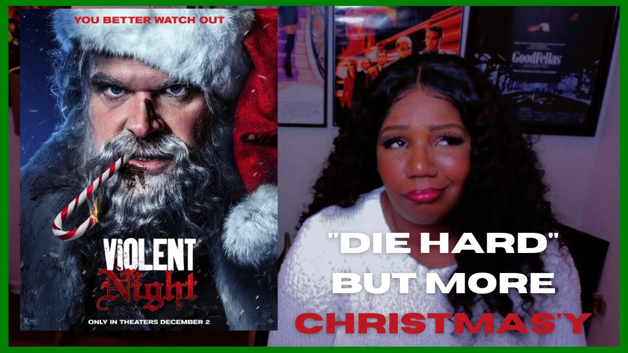 Violent Night Movie Review | Die Hard, but more Christmas'y | David Harbour is Old Saint Wick ...