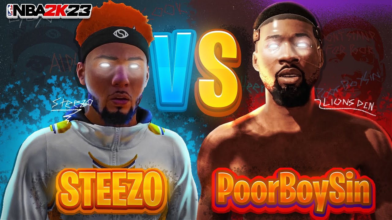 STEEZO vs POORBOYSIN NBA 2K23 (GAME OF THE YEAR) 6'9 POINT GOD vs 6'9 ...