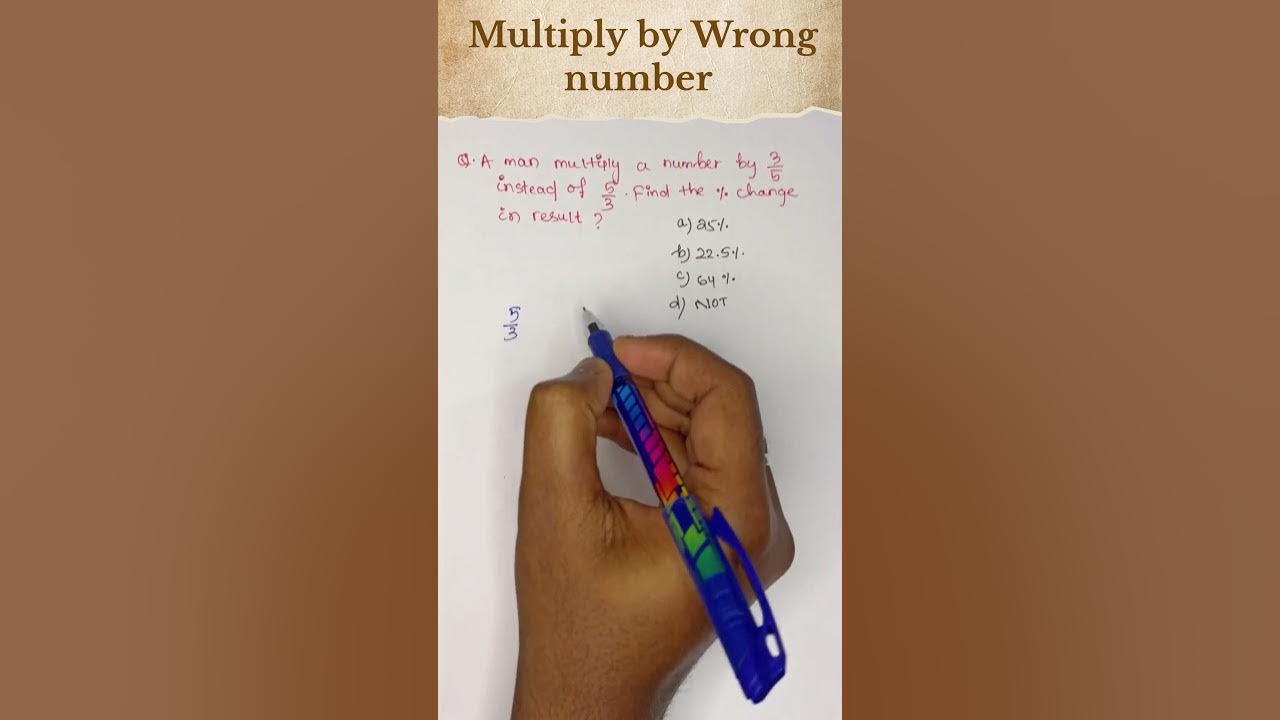 Tricks for Multiply by Wrong number concepts!!💯 #maths #cgl #sscmath #chsl #cpo#shorts #youtube# ...