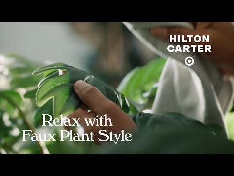 Hilton Carter for Target | Styling with Faux Plants
