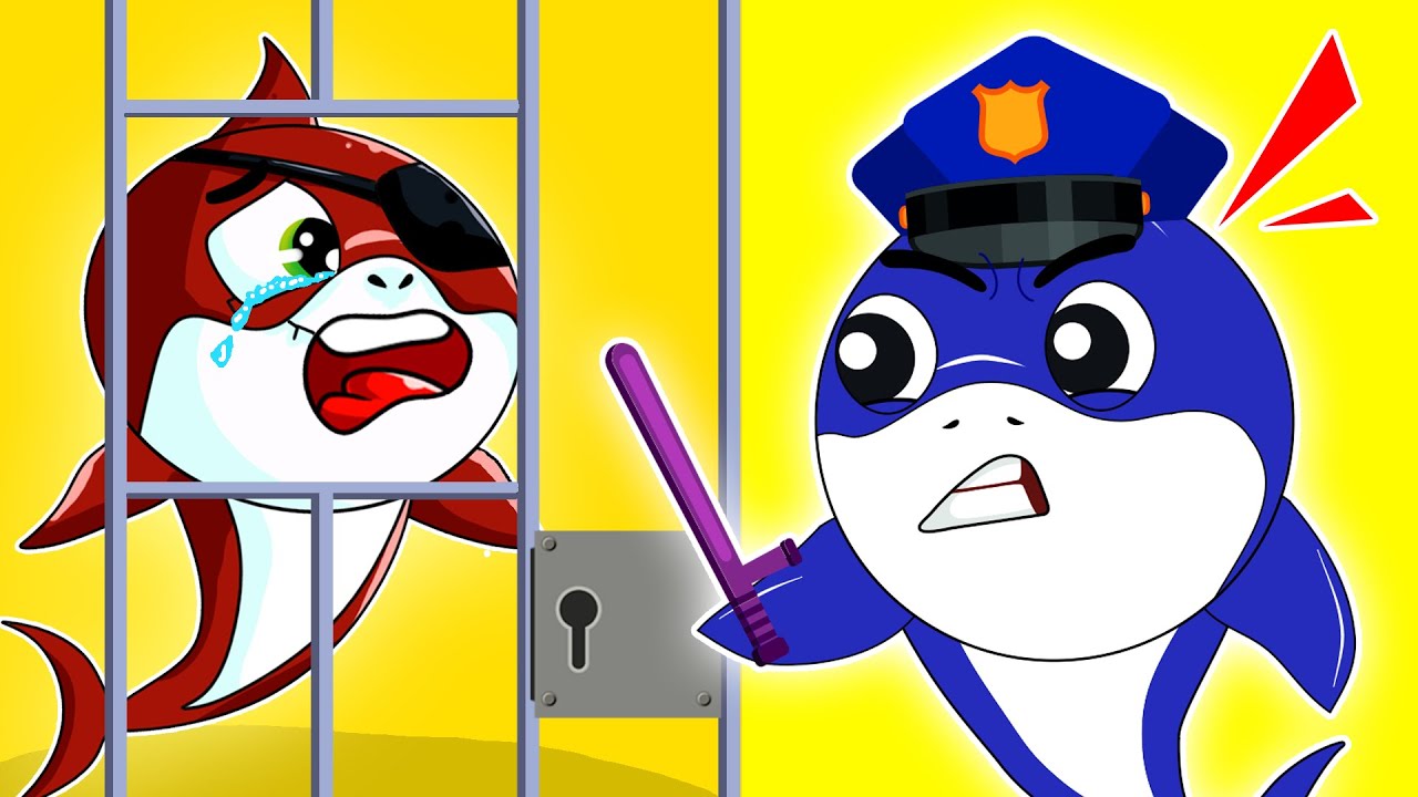 Police Officer Shark Song 👮🏻‍♂️| Super JoJo Shark Kids Song + More ...