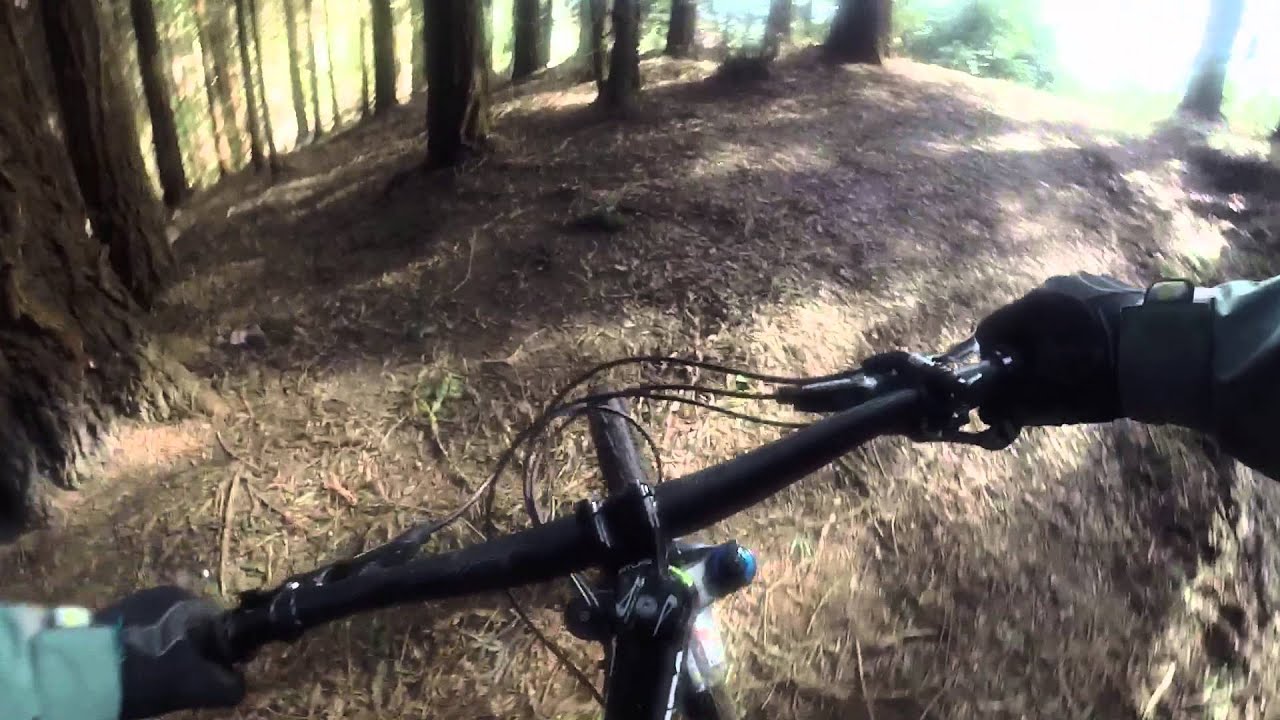 Longleat Mountain bike trails - YouTube