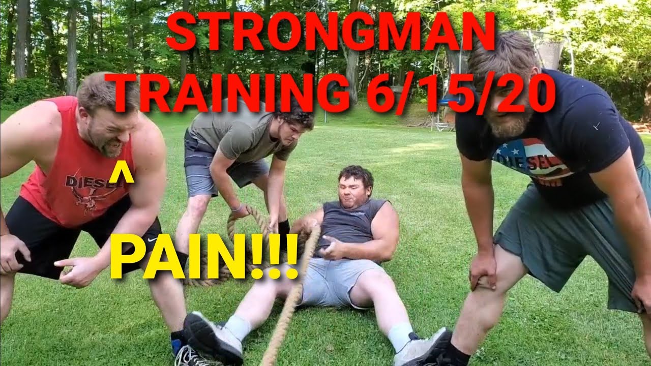 Strongman Training 6/15: Axle Continental | Rope Pulls | Keg Throw for ...