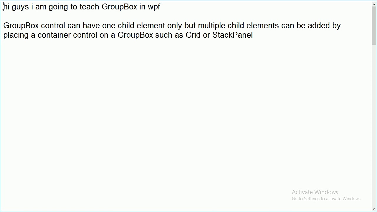 Wpf Groupbox Control Youtube